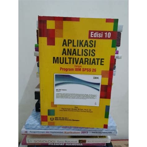 Jual APLIKASI ANALISIS MULTIVARIATE EDISI 10 Shopee Indonesia