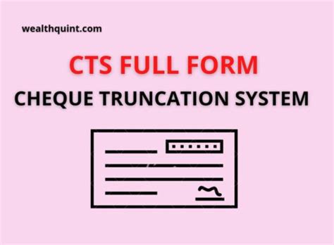 What Is Cheque Truncation System And How It Benefits 57 Off