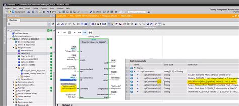 C Connecting An PLC Siemens S To An SQL Server Database Stack Overflow