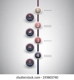 Infographic Concept Flow Chart Design Timeline Stock Vector Royalty Free Shutterstock