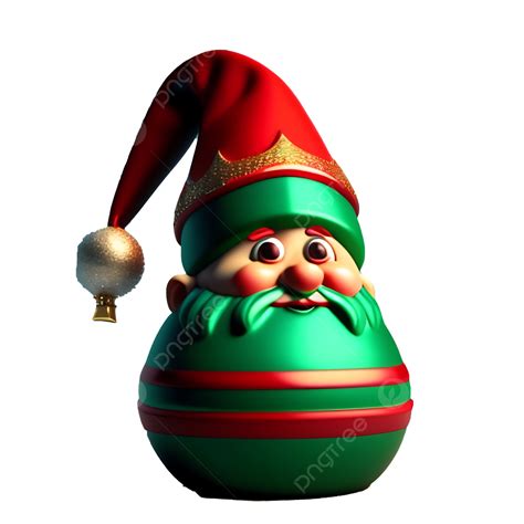 Christmas 3d Model Gnome Render Digital Artwok Three Dimensional Gnome