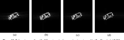Figure 18 From Ground Moving Target Tracking And Refocusing Using