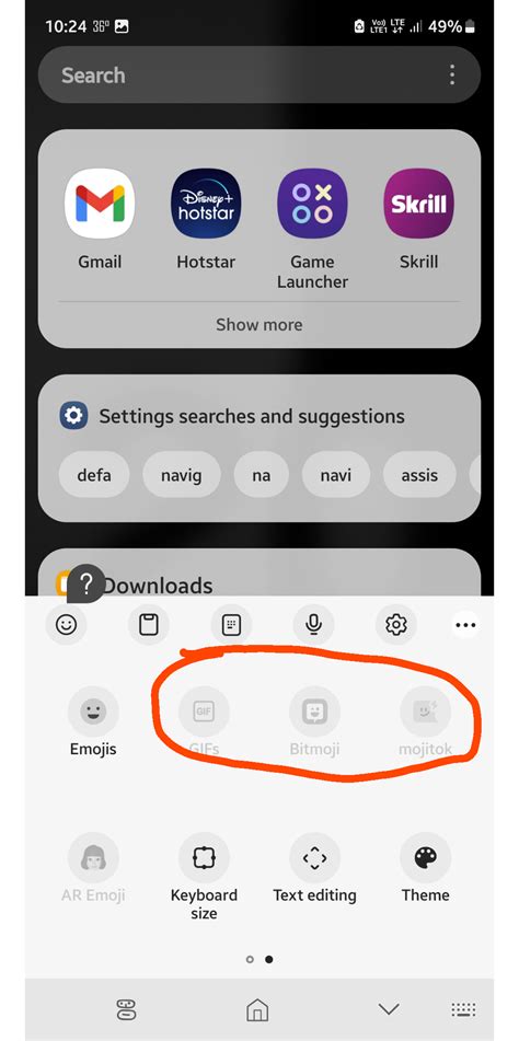 why the icons are greyed out r galaxys20fe