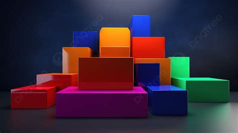 3d 렌더링된 상자 연단이 있는 화려한 제품 스탠드 노란 연단 3d 스탠드 3d 연단 배경 일러스트 및 사진 무료 다운로드