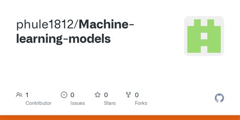 GitHub Phule Machine Learning Models