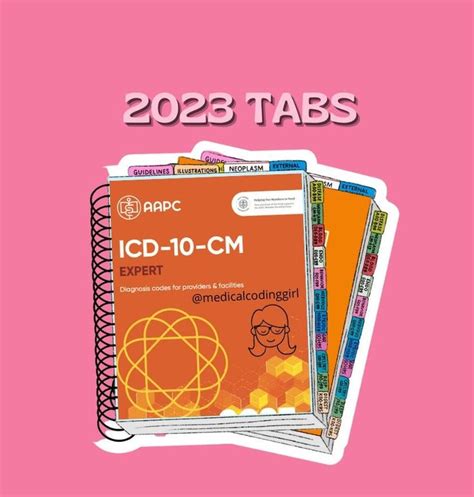 Tabbing System Icd 10 Cm 2023 Medical Coding Tabs Book Not Included
