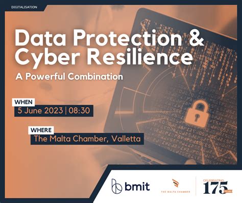 Data Protection And Cyber Resilience A Powerful Combination The Malta Chamber