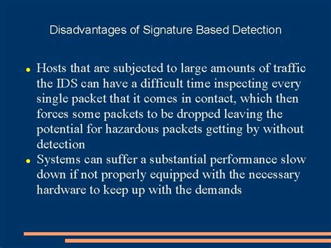 A Comparison Between Signature Based And Anomaly Based