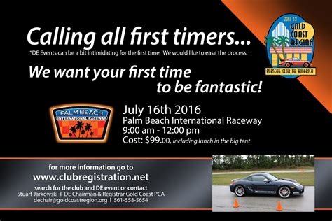 Calling All First Timers Gold Coast Region