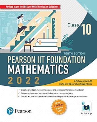 Pearson IIT Foundation Mathematics Class Tenth Edition Includes Active App To Gauge Self