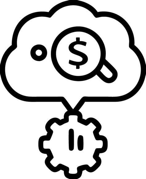 Ai Predictive Analytics With Cost Icon 53678073 Vector Art At Vecteezy