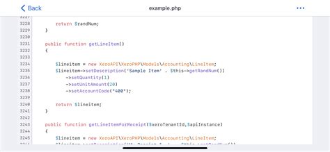 example code to create an invoice · issue 191 · xeroapi xero php