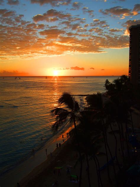 Sunset Hawaii Beach
