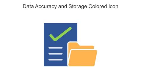 Data Accuracy And Storage Colored Icon In Powerpoint Pptx Png And
