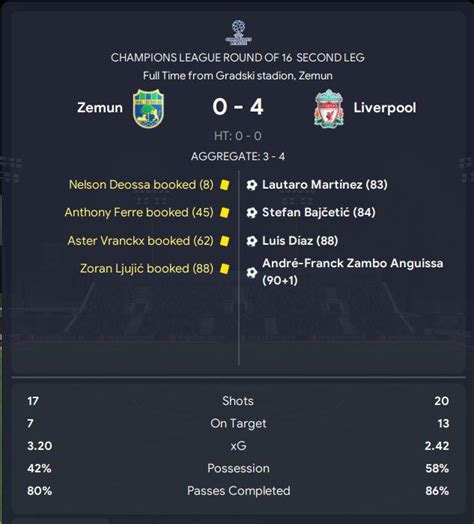 Almost Feels Scripted Sheesh Im Zemun Rfootballmanagergames