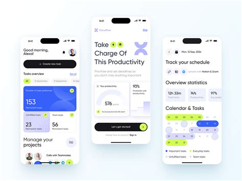 Focusflow Mobile For Saas By Arounda Product For Arounda On Dribbble