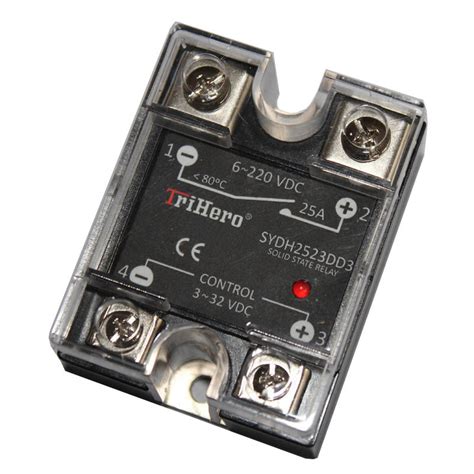 25A DC DC Single Phase Solid State Relay SSR Relay Single Phase Solid State Relay And Single