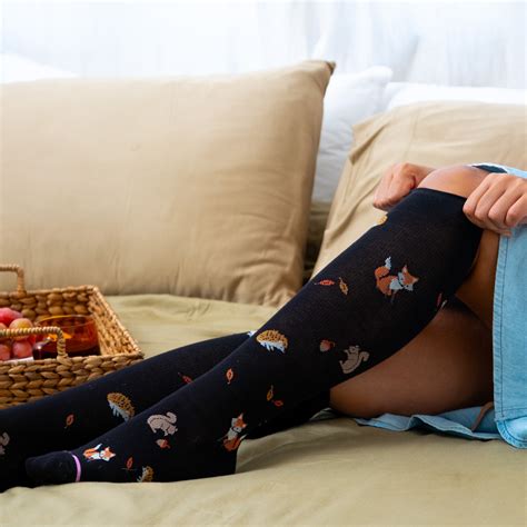 Knee High Compression Socks For Women Dr Motion Critters