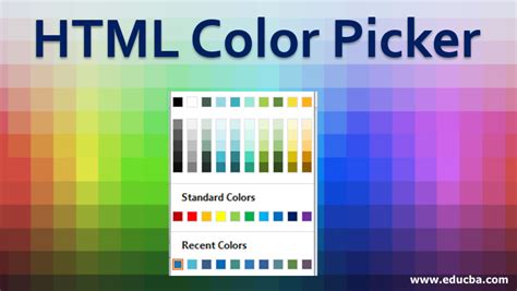 HTML Color Picker | Find Color Codes For Website Using Color Picker