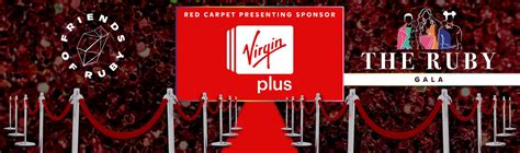 The Ruby Gala Virgin Plus Is The Red Carpet Presenting Sponsor