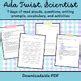 Ada Twist Scientist Days Of Activities By Claire Sluss TPT