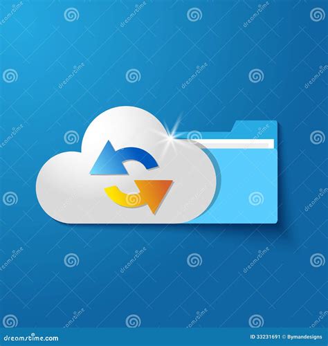 Cloud Folder Icon Premium Style Design From Web Hosting Icon Collection Pixel Perfect Cloud