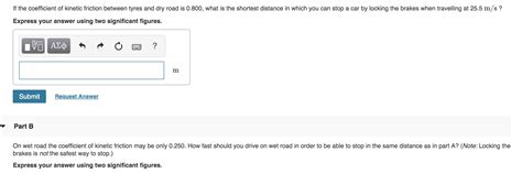 Solved If The Coefficient Of Kinetic Friction Between Tyres