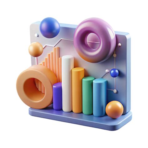 Elegant Abstract Abstract Data Visualization Chart And Graph Isolated Authentic 58003333 Png