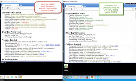 Google Chrome 45 X Blocks GPU Acceleration For WebGL Direct2D DirectWrite With Citrix XenApp