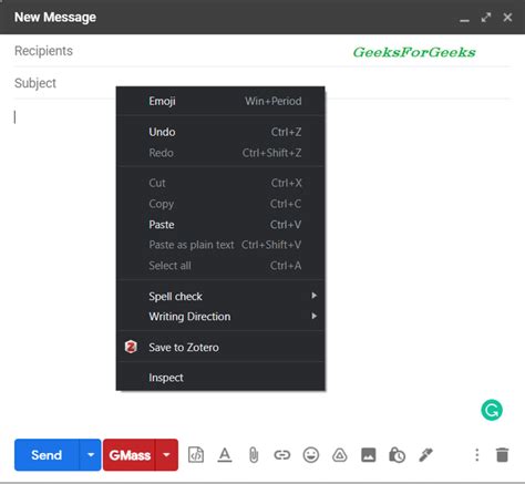 How To Write E Mails In Html And Send It Using Gmail Geeksforgeeks