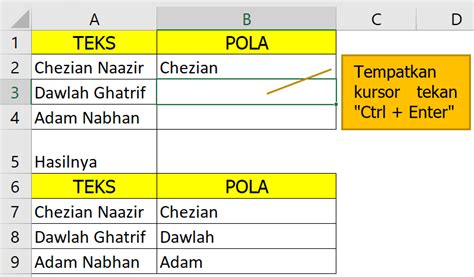 Cara Menggunakan Dan Kegunaanfungsi Ctrl E Pada Excel Pusat Komputer