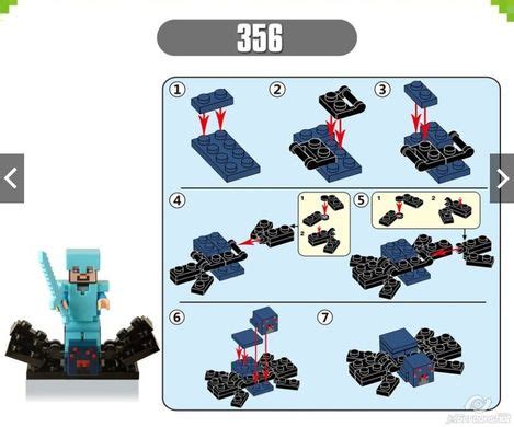 Фигурка Стив с пауком Майнкрафт figures Steve with spider Minecraft ...