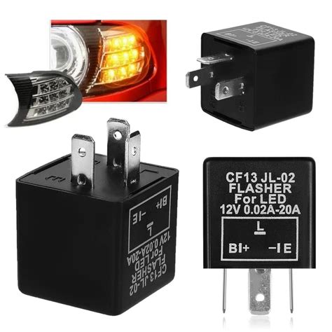 Led Flashing Relay 3 Pin 12v Load Independent Motorcycle Indicator Relay New ~ £12 02 Picclick Uk