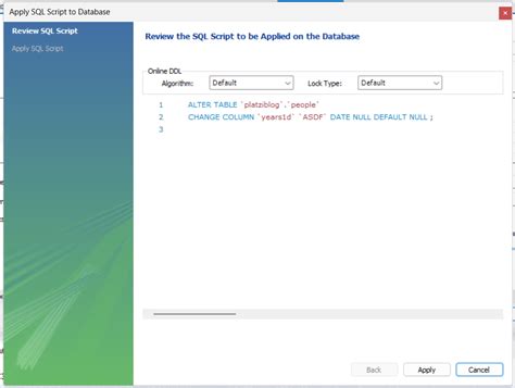 sql ¿como puedo cambiar el nombre de una columna en mysql stack