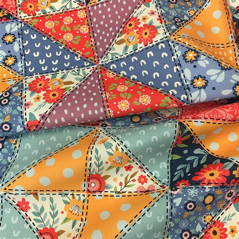 Patchwork Print Fabric Patchwork Print Fabric