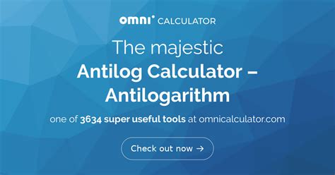Antilog Calculator (Antilogarithm)