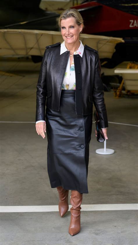 Sophie Of Edinburgh In A Nina Ricci Leather Skirt How Much Does It