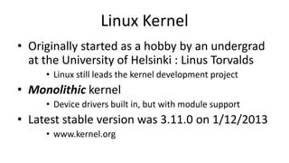 Introduction To Linux PPT