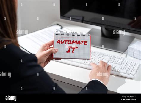 Writing Displaying Text Automate It Word For Convert Process Or Facility To Be Operated