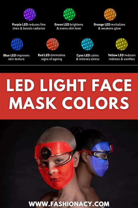 Led Light Face Mask Colors