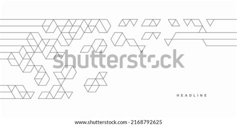 Abstract Geometric Technological Background Vector Creative Stock Vector Royalty Free