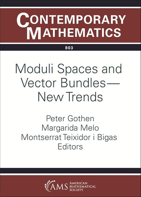 Buy Moduli Spaces And Vector Bundles New Trends Book Online At Low