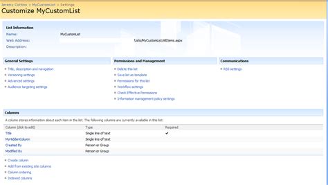 Hide SharePoint 2007 List Column From Edition Using JavaScript