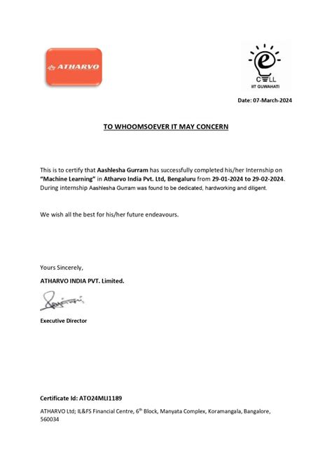 completed 1 month of machine learning internship aashlesha gurram posted on the topic linkedin