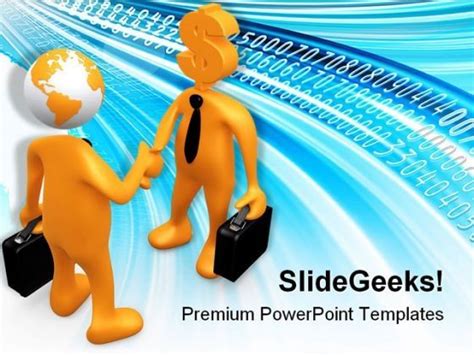 Surfing Business Powerpoint Themes And Powerpoint Slides 0611