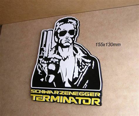 Stl File Terminator Robot Arnold Movie Sign Poster Logo