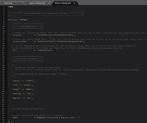 Custom Facebook Feed Php Standalone Setup And Configuration Smash Balloon