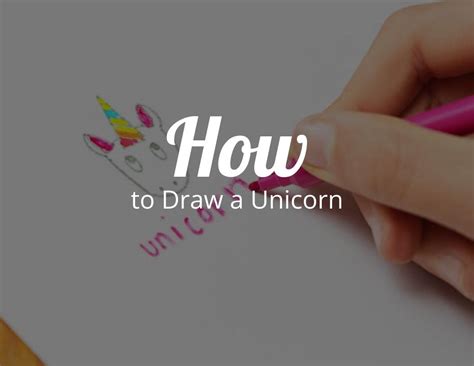 How To Draw A Unicorn Step By Step CraftyThinking