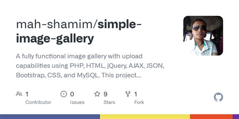 Github Mah Shamimsimple Image Gallery A Fully Functional Image Gallery With Upload
