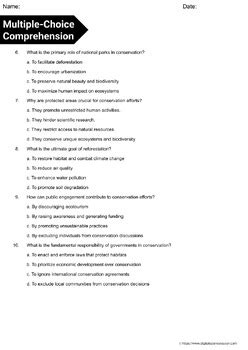 Conservation Strategies By Digital Science Lesson TPT